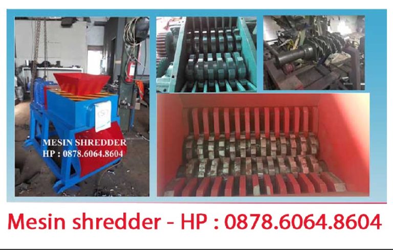 Mesin shredder type SP 400 Mesin pengolahan limbah
